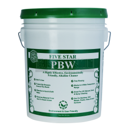 Five Star - PBW Powered Non-Caustic Cleaner - 5 Gallon Pail | Shop ...