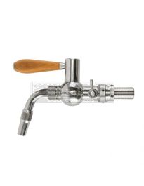 Lukr Side Pull Beer Tap - Faucet - Stainless Steel W/ U.S. Shank Adapter