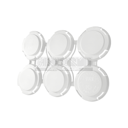 PakTech Can Carriers - Standard 6 Pack, White (1 case = 510 pcs)