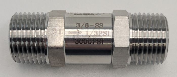 Mini Check Valve 3/8" Male NPT | Quality Parts & Fittings